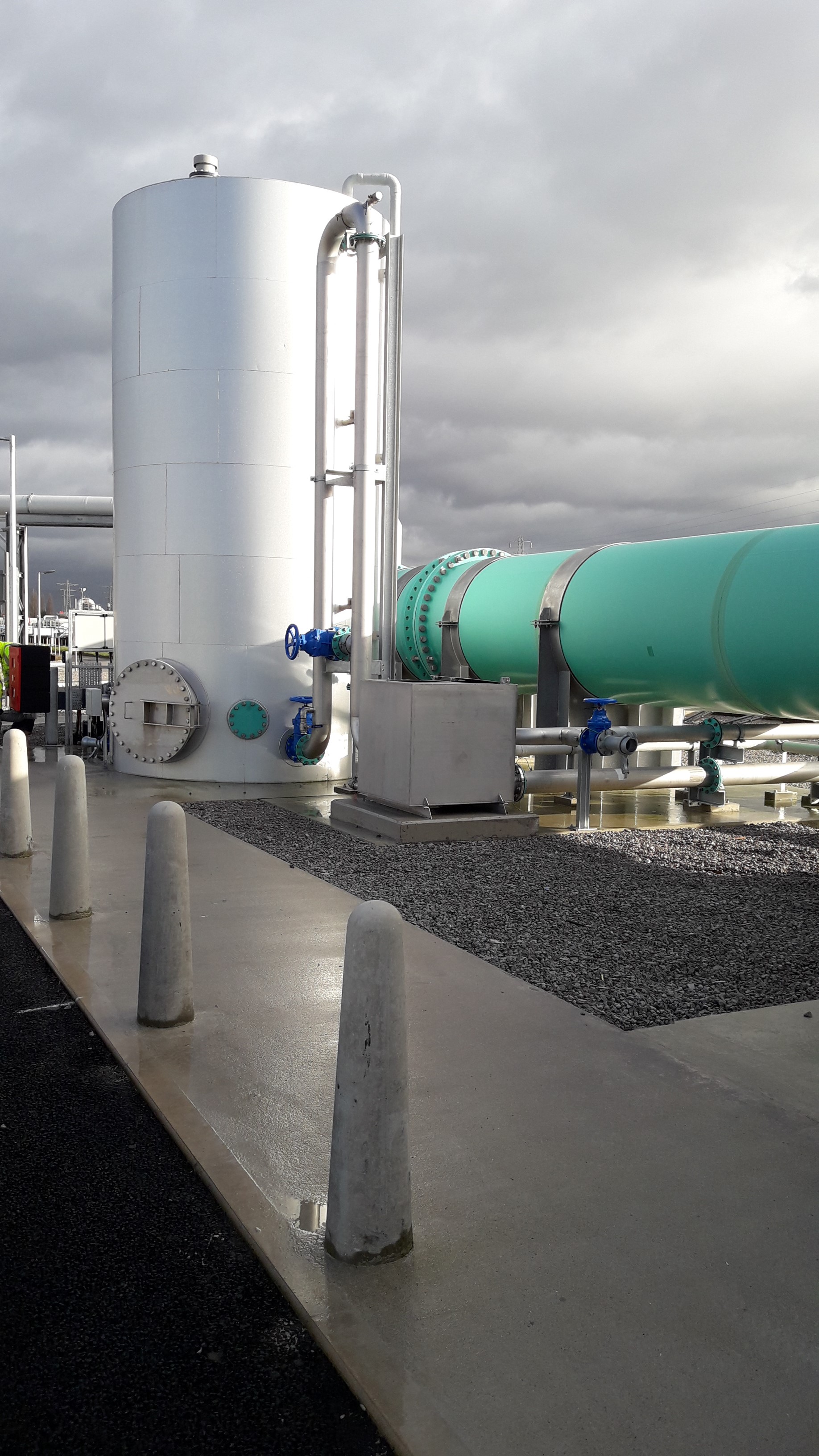 Completion of Fat, Oil & Grease (FOG) Separation Tank and associated ...